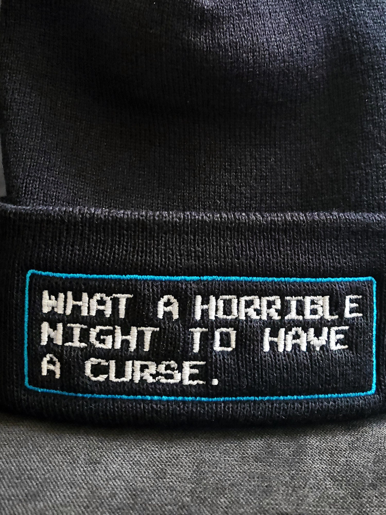 What A Horrible Night to Have A Curse. Castlevania Embroidered Beanie ...