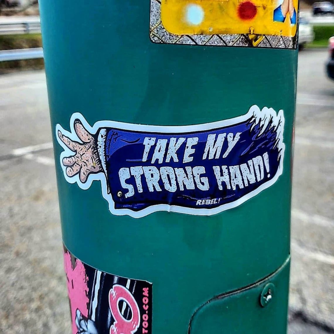 Take My Strong Hand Scary Movie 2 Die Cut Sticker | Etsy