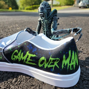 Xenomorph Game Over Aliens Slip-on Shoes - Etsy