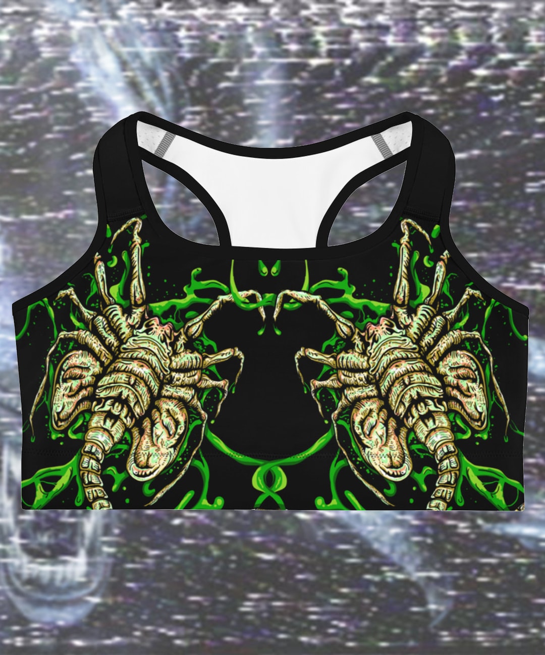 Facehugger Aliens Sports Bra - Etsy