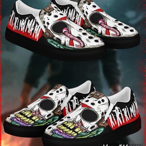 Jason Voorhees Slip-on Shoes - Etsy