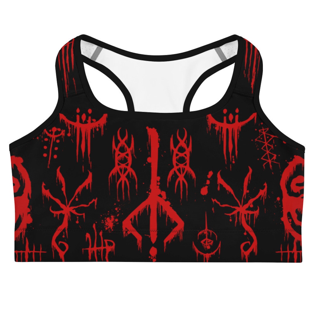Bloodborne Runes Sports Bra - Etsy