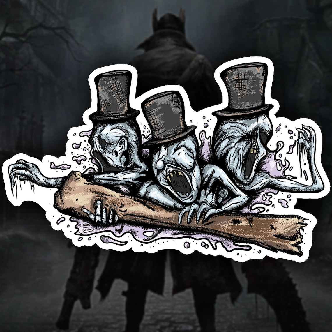 The Messengers Bloodborne Die Cut Vinyl Sticker - Etsy