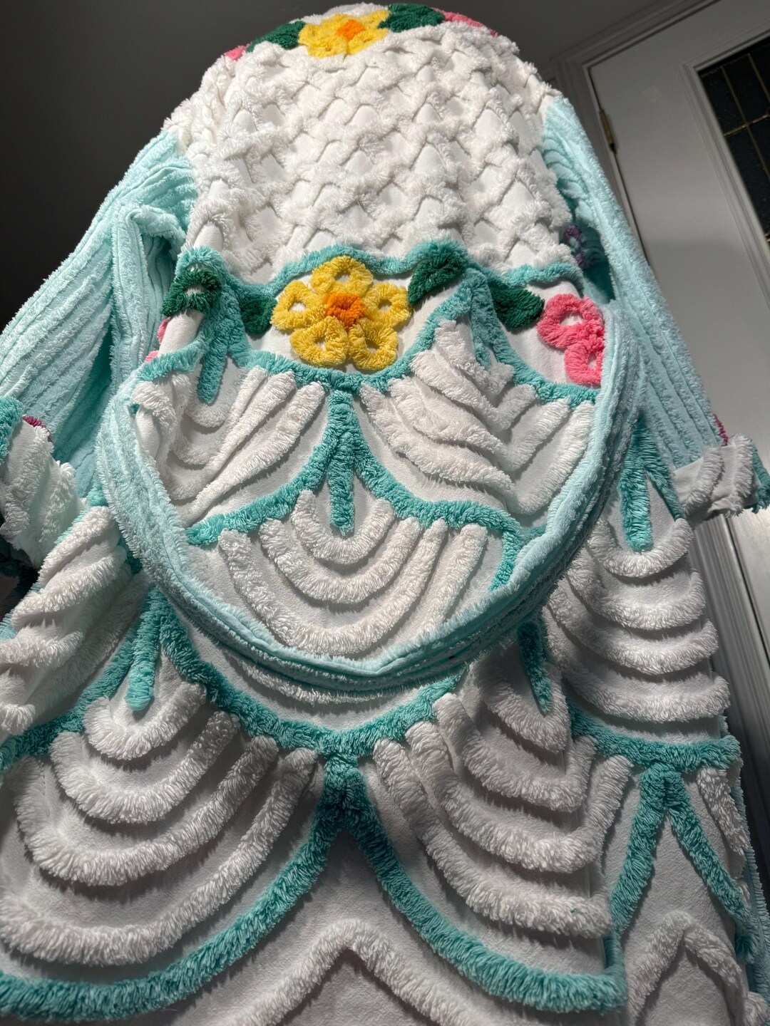 Large Super Plush and Heavy “sea Glass Mermaid” Vintage Chenille ...