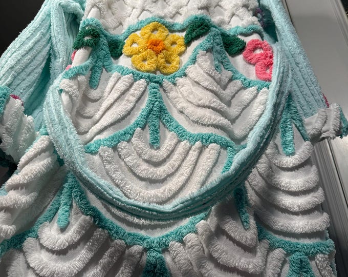 Large Super Plush and Heavy “sea Glass Mermaid” Vintage Chenille ...