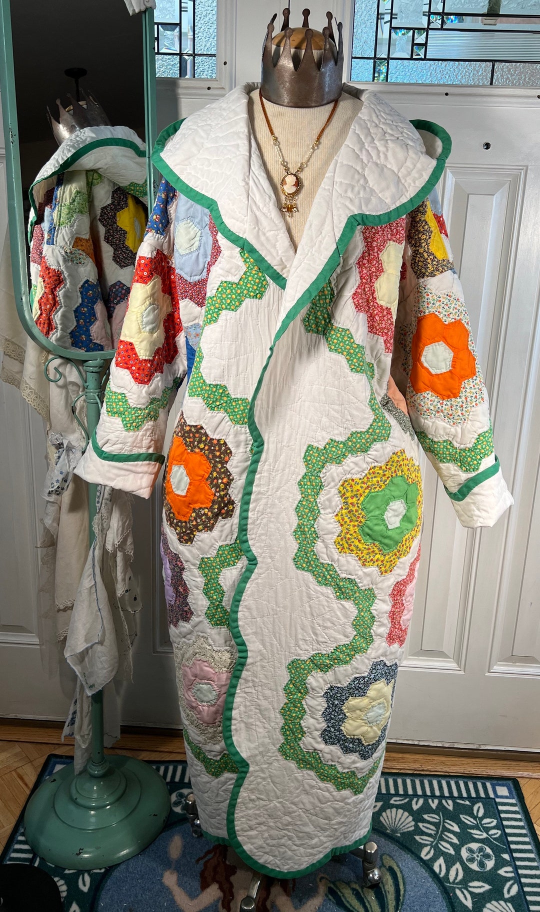 XL Extra Long (tall Girls!) Bright ‘grandmothers Flower Garden ...