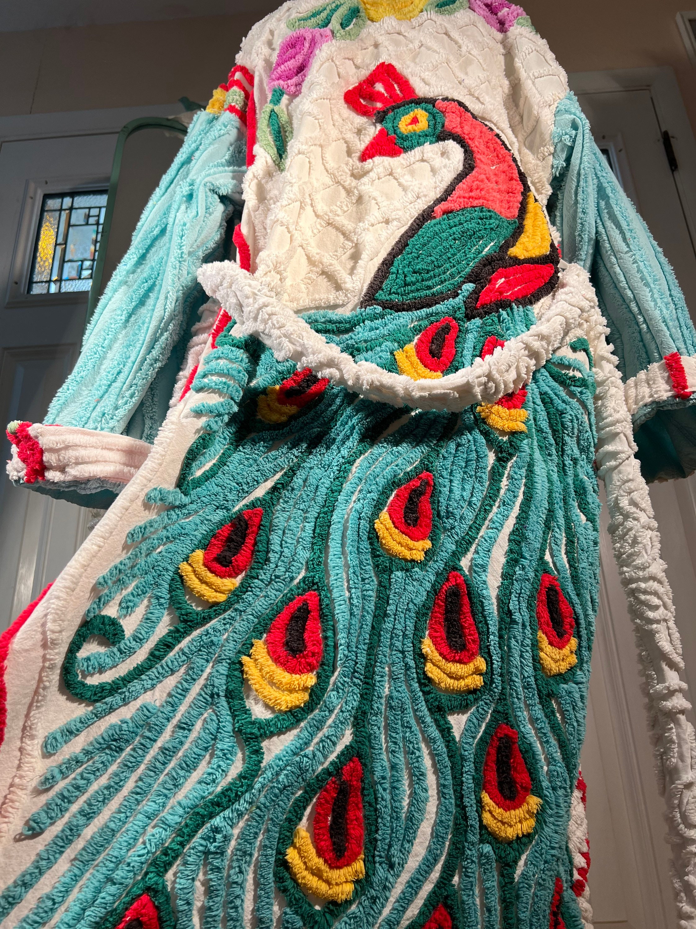 Peacock Chenille Robe
