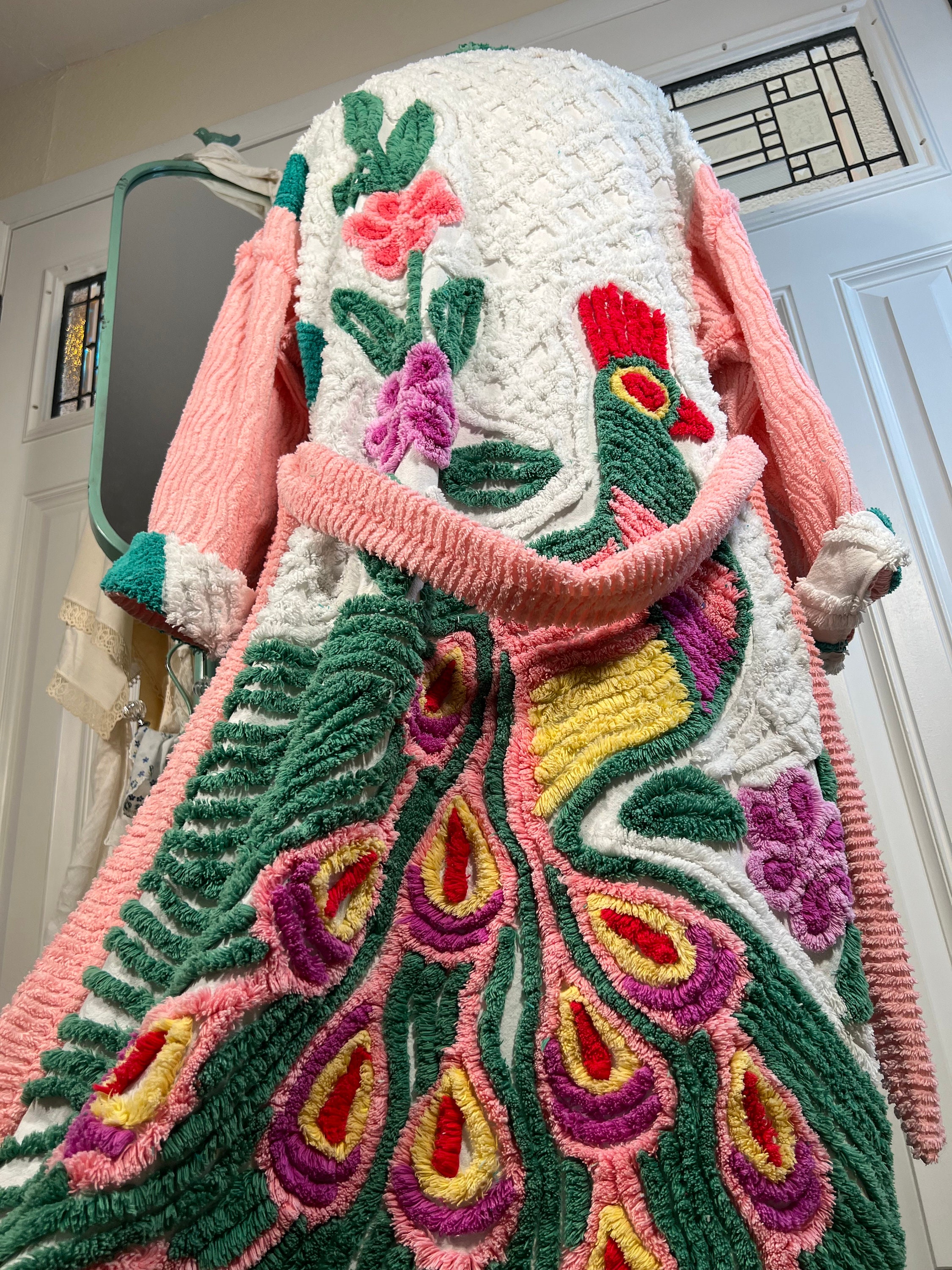 Peacock Chenille Robe