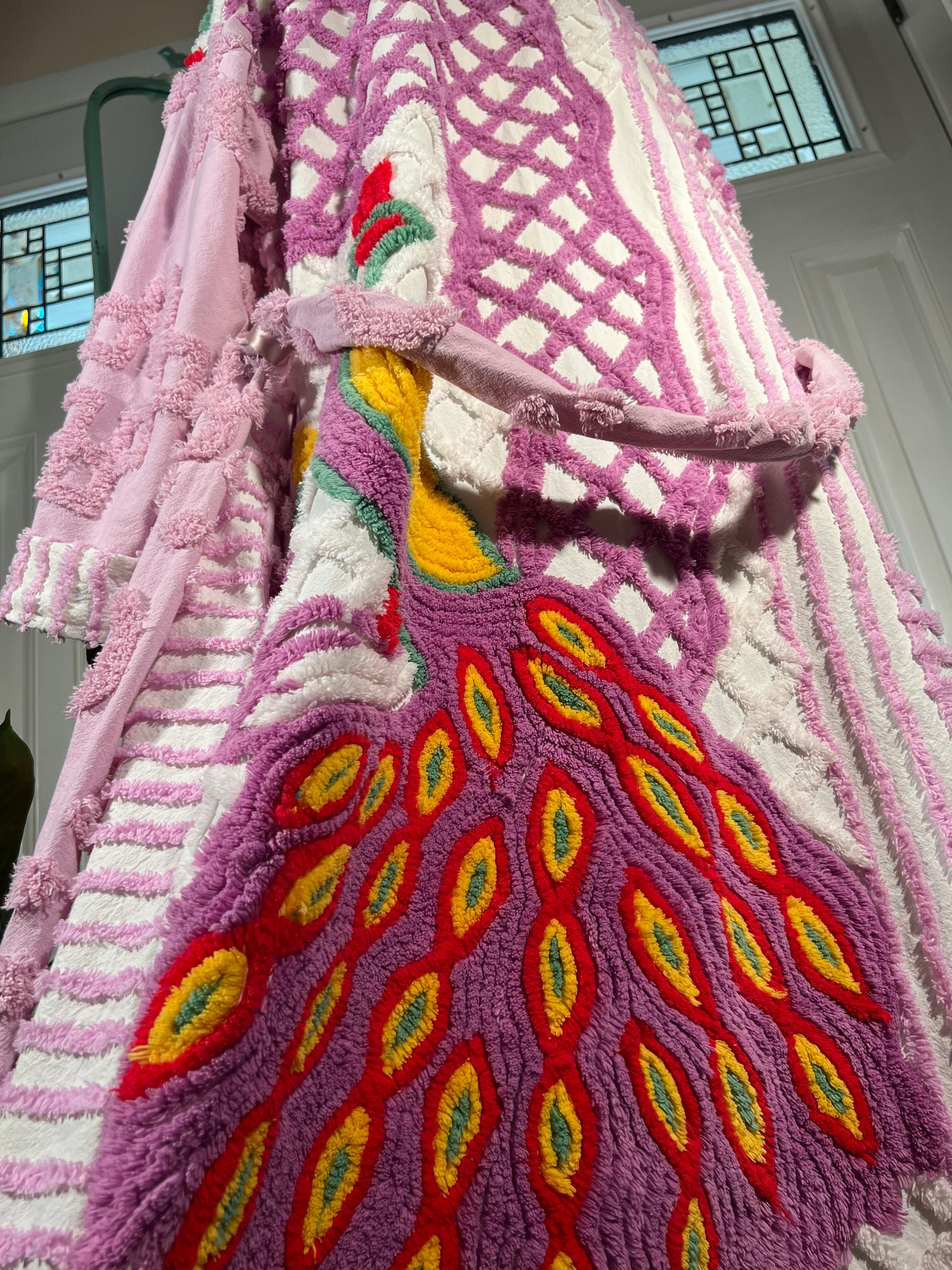 Peacock Chenille Robe