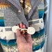Extra Small famous Maker Wool Coat With Hood Upcycled From - Etsy