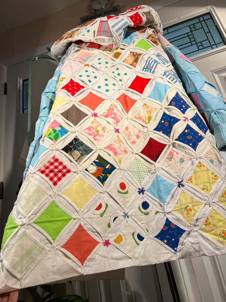 Large Combo cathedral Window Patchwork Coat Upcycled From - Etsy