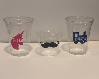 Custom party cups | Etsy