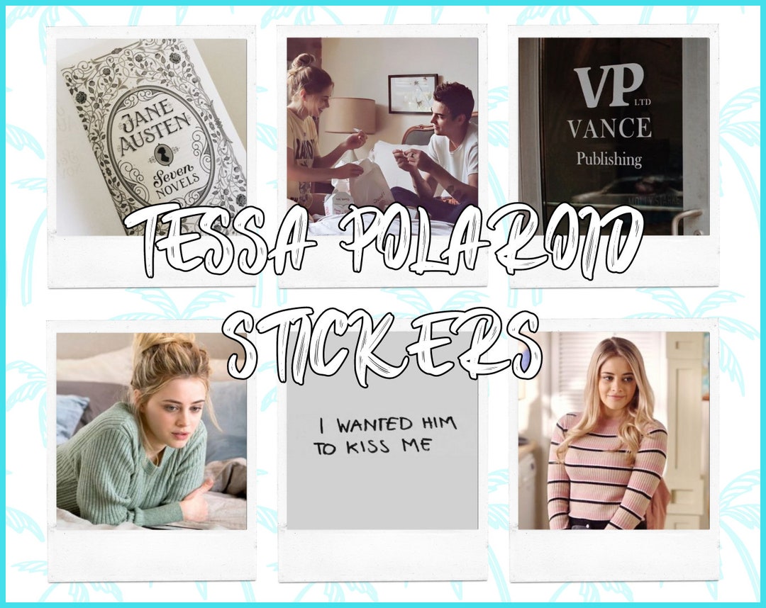 25 Tessa Aesthetic after Polaroid Vinyl Stickers - Etsy