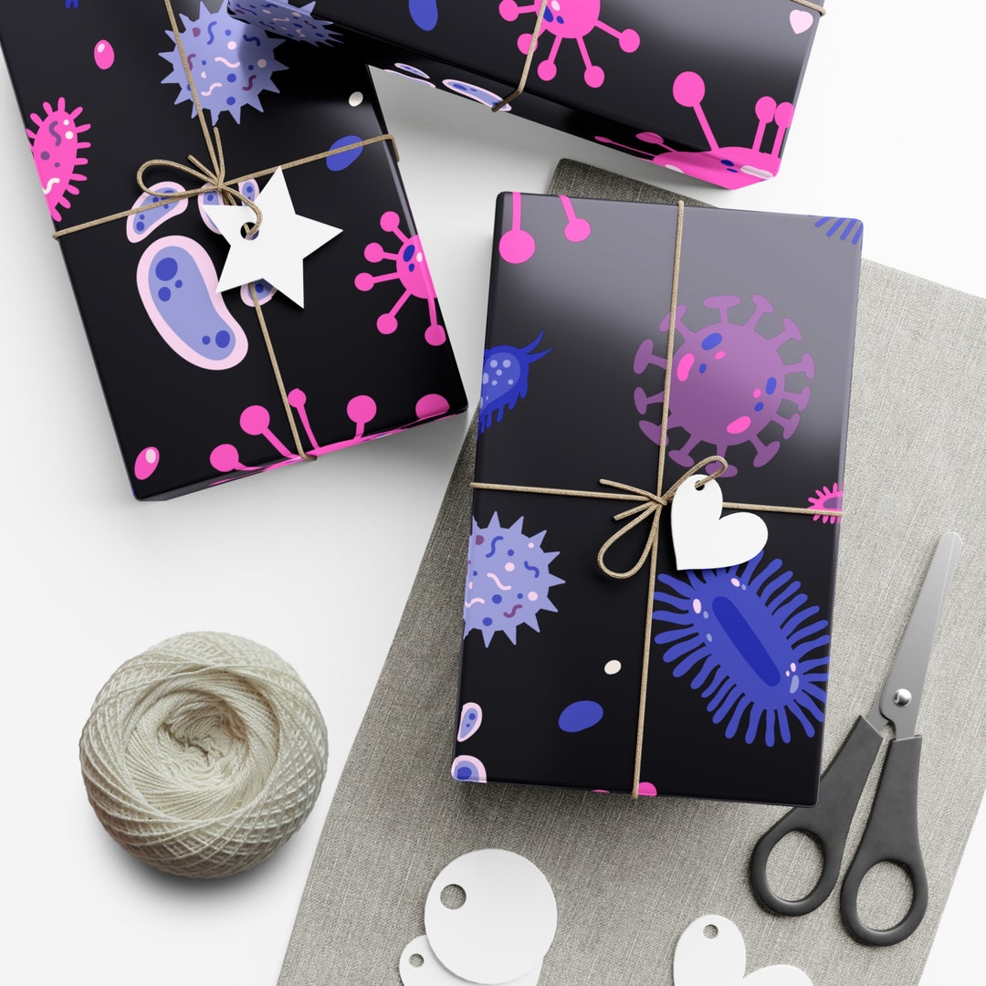 Science Bacteria Germs Protozoa Wrapping Paper - Etsy
