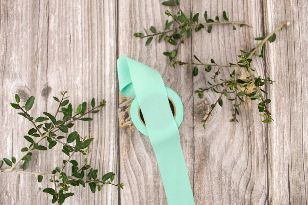 Mint Crepe Georgette Bias Tape Binding Tape 1.25 Inches Width X 5 Yards ...