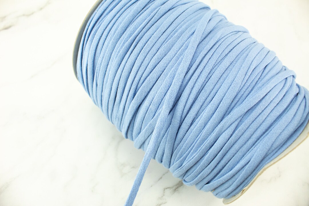 Blue Knit Spaghetti Strap Trim: 1/4" Tubular Cord - 10 Yards - Etsy