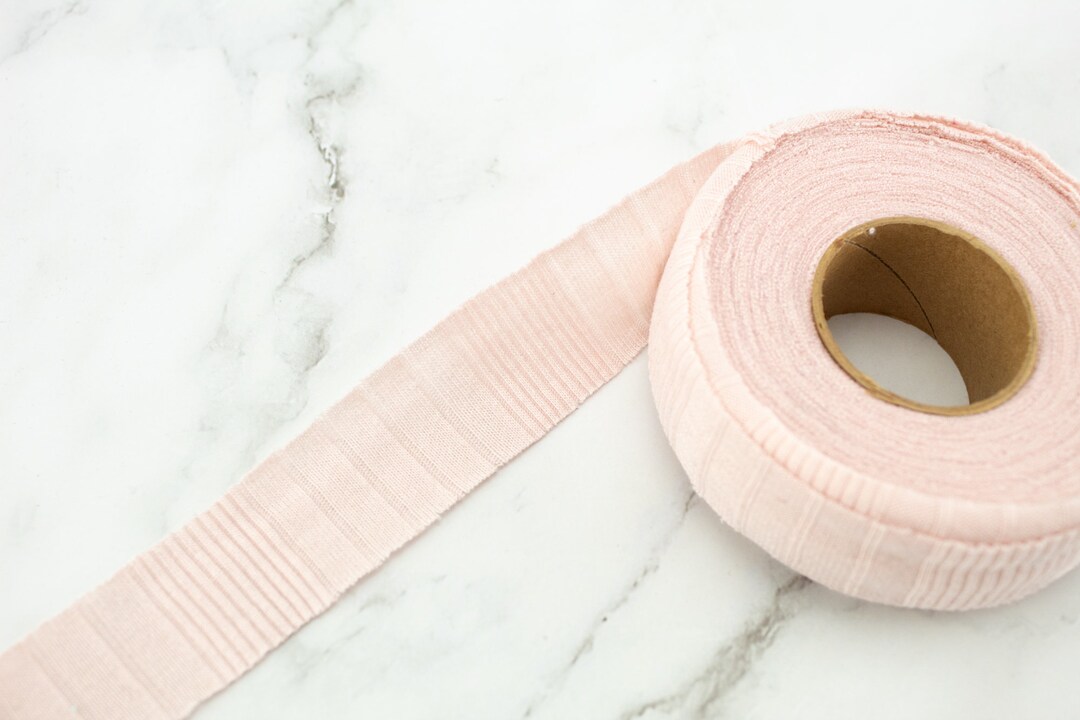 Light Pink Rib Knit Jersey Bias Tape 24 Yards X 1-1/8 Inches Wide ...