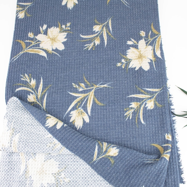 Waffle Knit Fabric by the Yard - Etsy