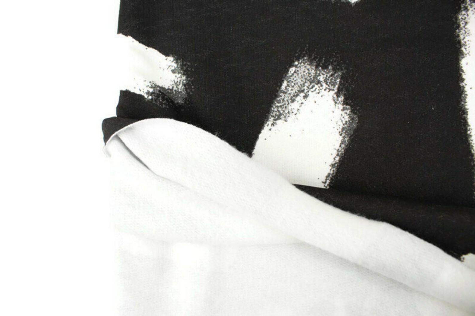 Black and White Alphabet Letters Brushed Fleece Like French - Etsy