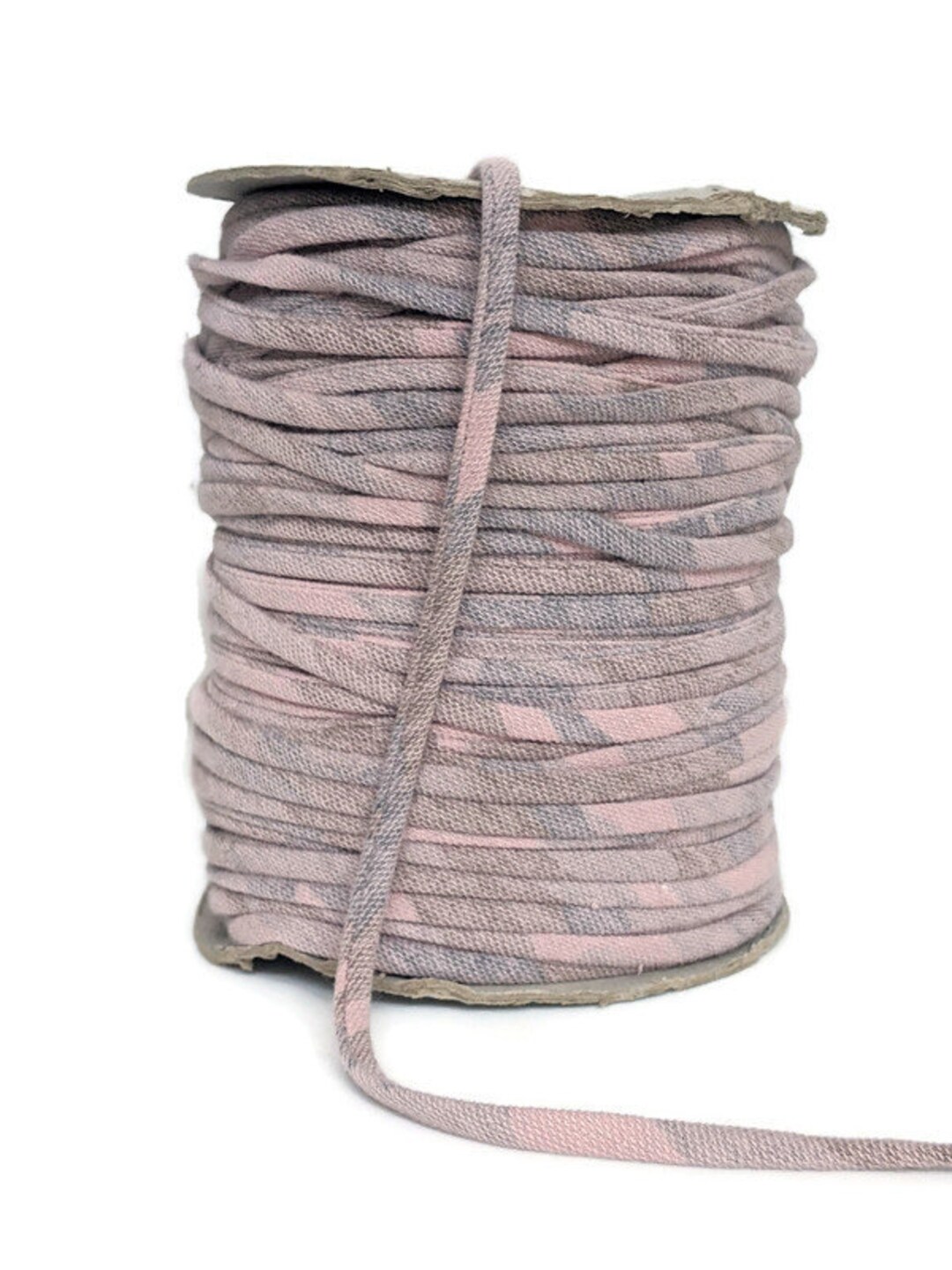 Blush Pink Camouflage Baby French Terry Knit Trim Spaghetti Straps ...