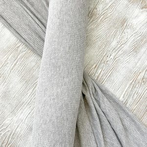 Gray Pointelle Rib Knit Fabric by the Yard ATK00540R - Etsy