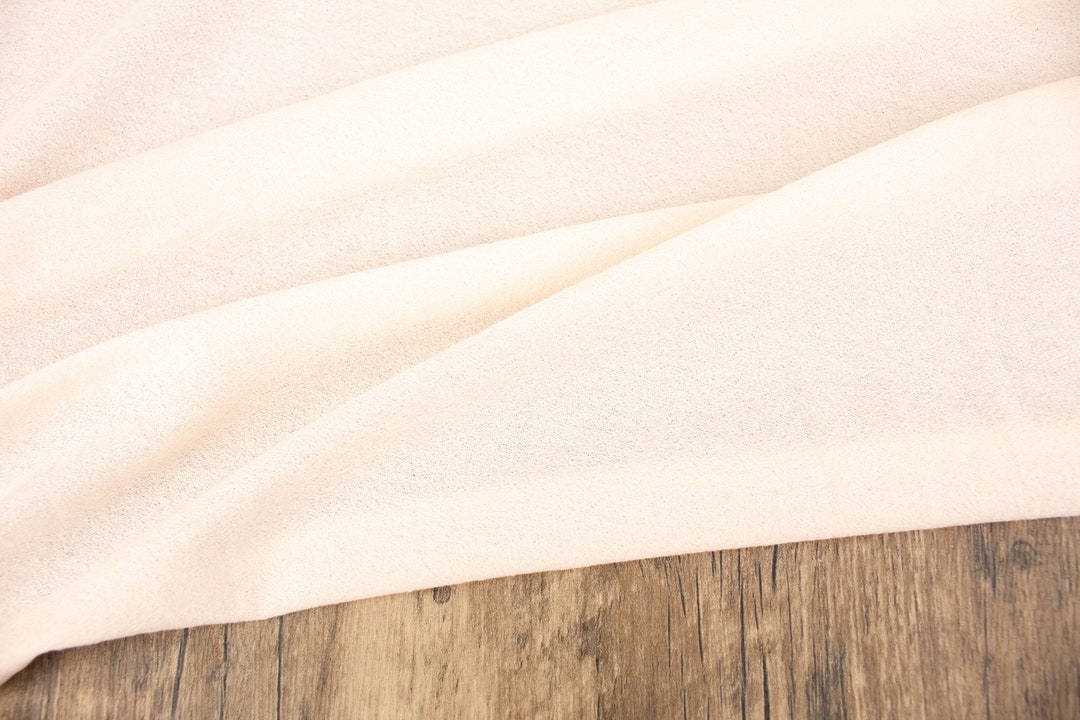 Pale Peach Crepe Knit Fabric: Lightweight Rayon Blend, 2-way Stretch - Etsy
