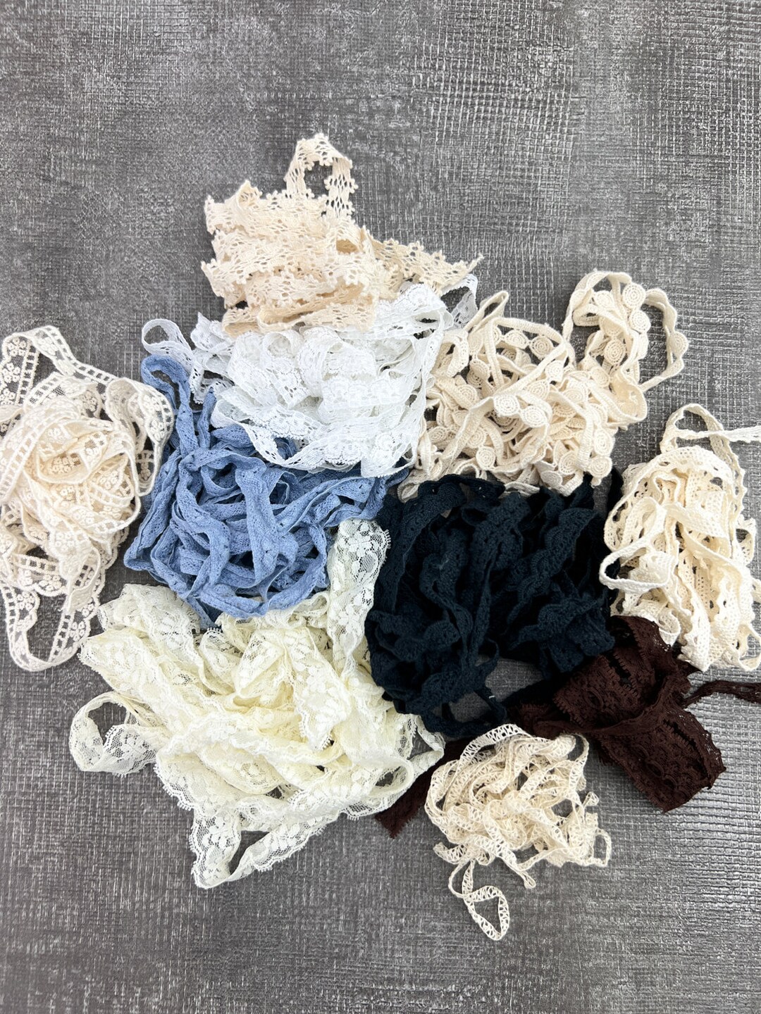 Narrow Lace Trims Variety Trim Scrap Pack Scrap Bundle Pack 11 Pieces ...