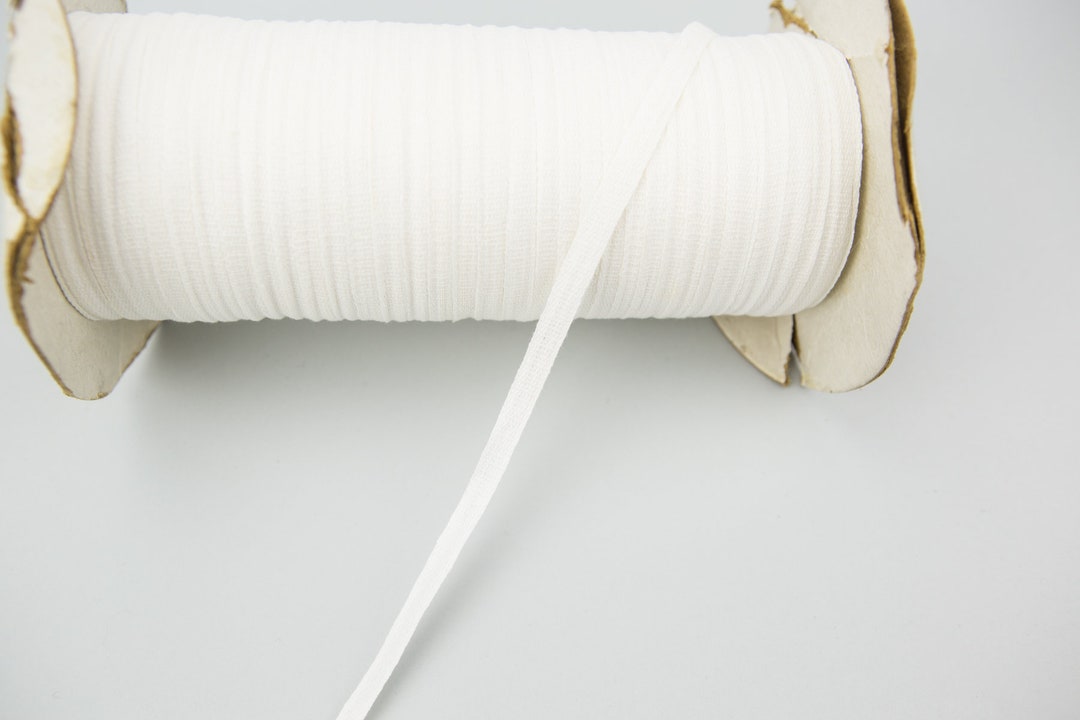 White Flat Cotton Woven Trim Tape 20 Yards - Etsy