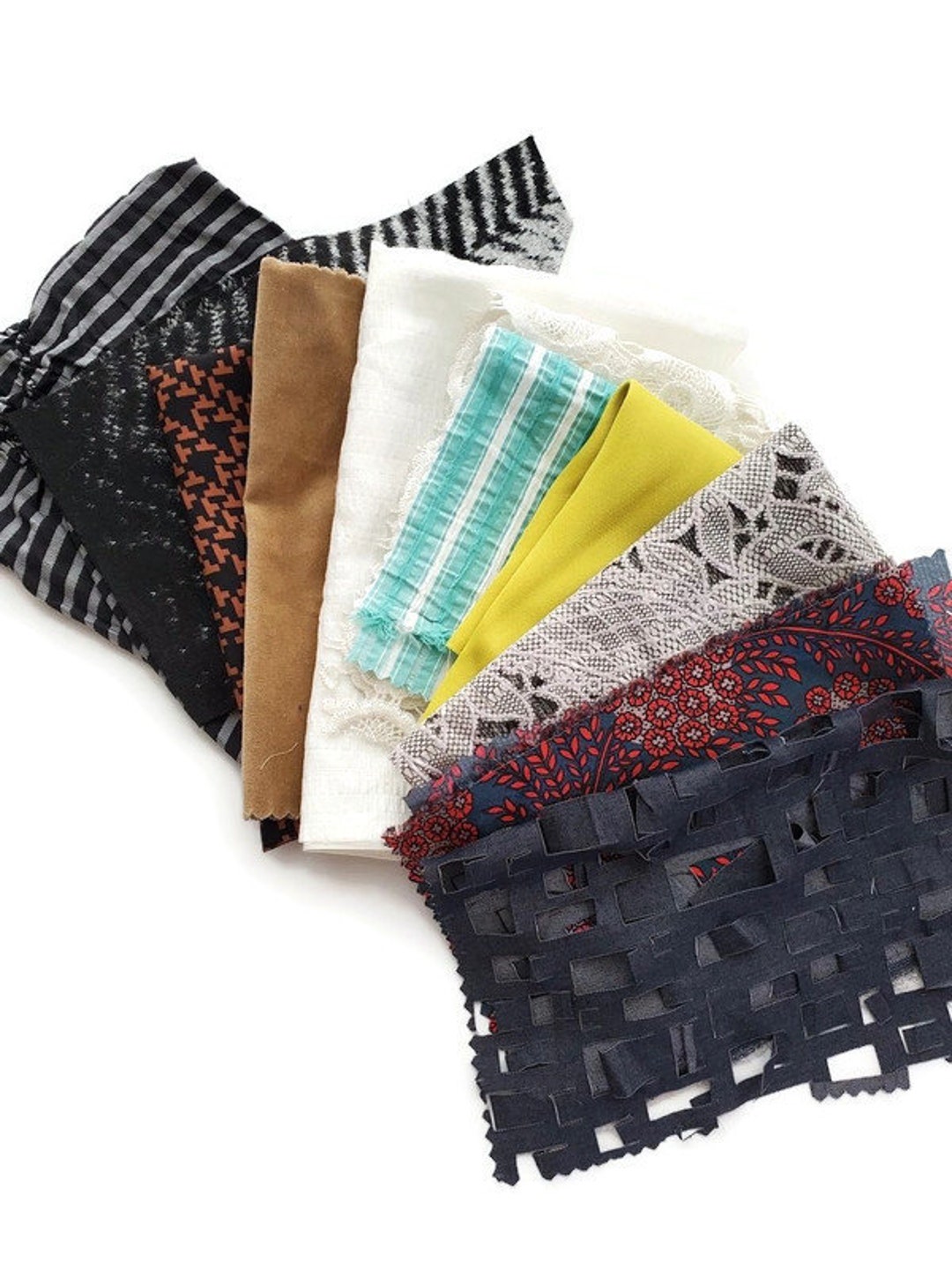 Multi Colored Fabric Surprise Scrap Pack Designer Fabrics SPK00002 - Etsy