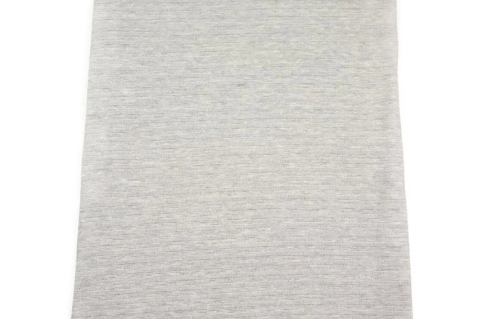 Heather Light Gray Fancy Stripe Sweater Knit Fabric 1 Yard and | Etsy