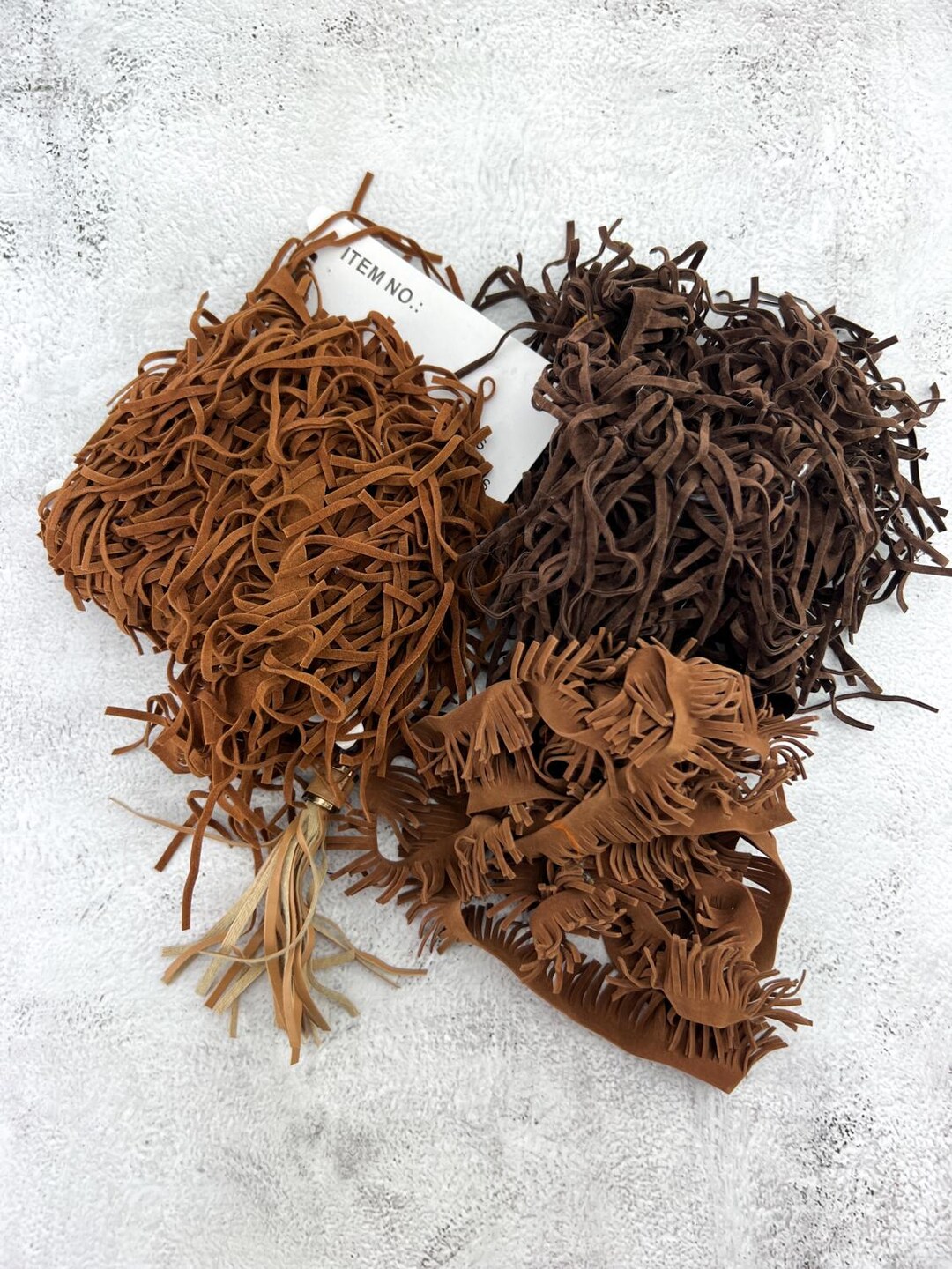 Brown Fringe Trim Variety Scrap Pack Scrap Bundle Pack 4 Pieces ...