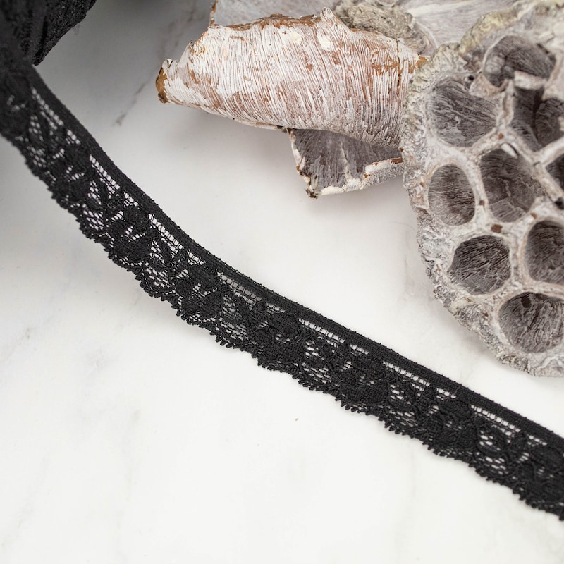 Black Lace Trim - Etsy