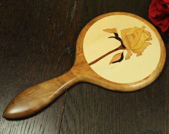 Wooden hand mirrors | Etsy