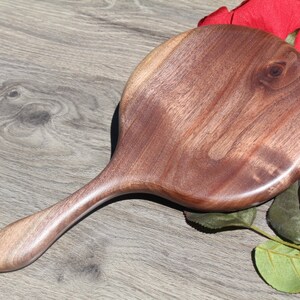 Mirror Large Hand Mirror Wall Mirror Make up Mirror Wooden - Etsy