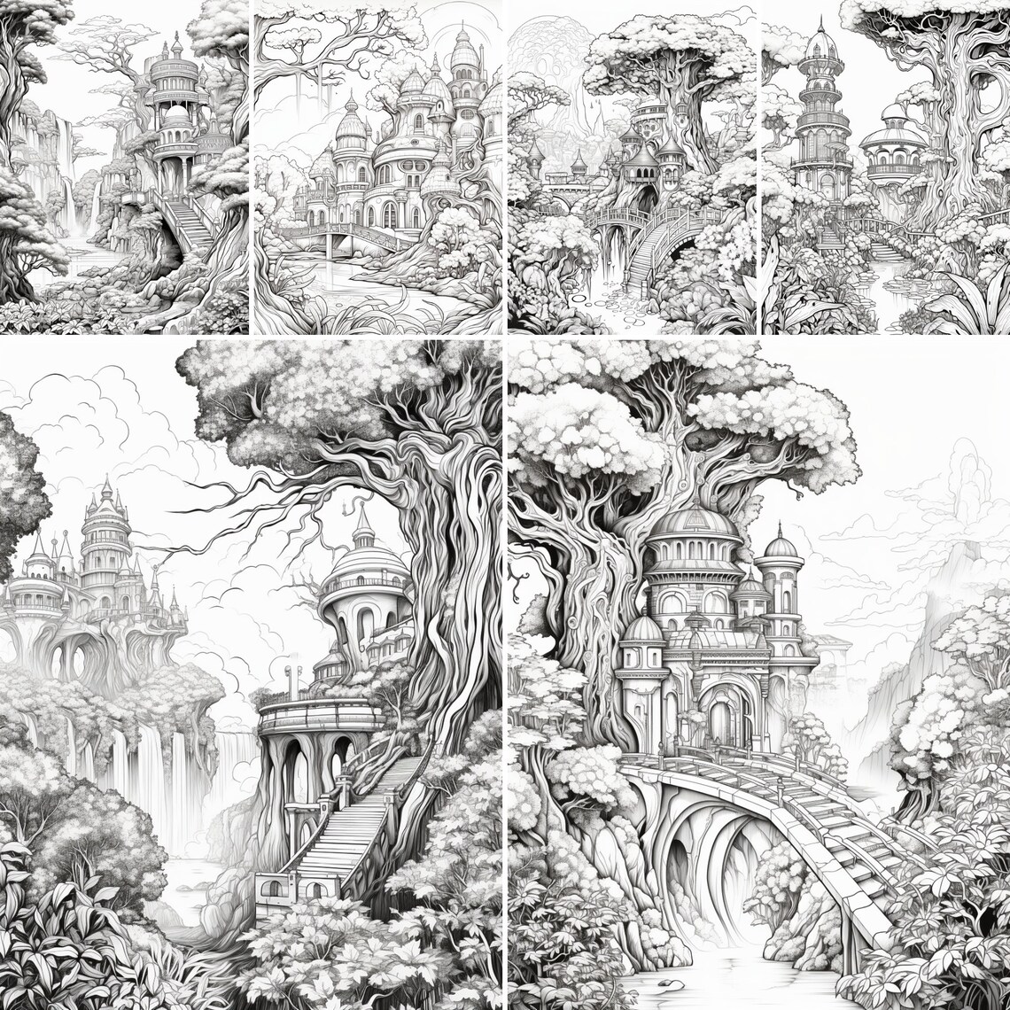 Printable Coloring Page - Instant PDF Download - Adult Coloring Pages ...