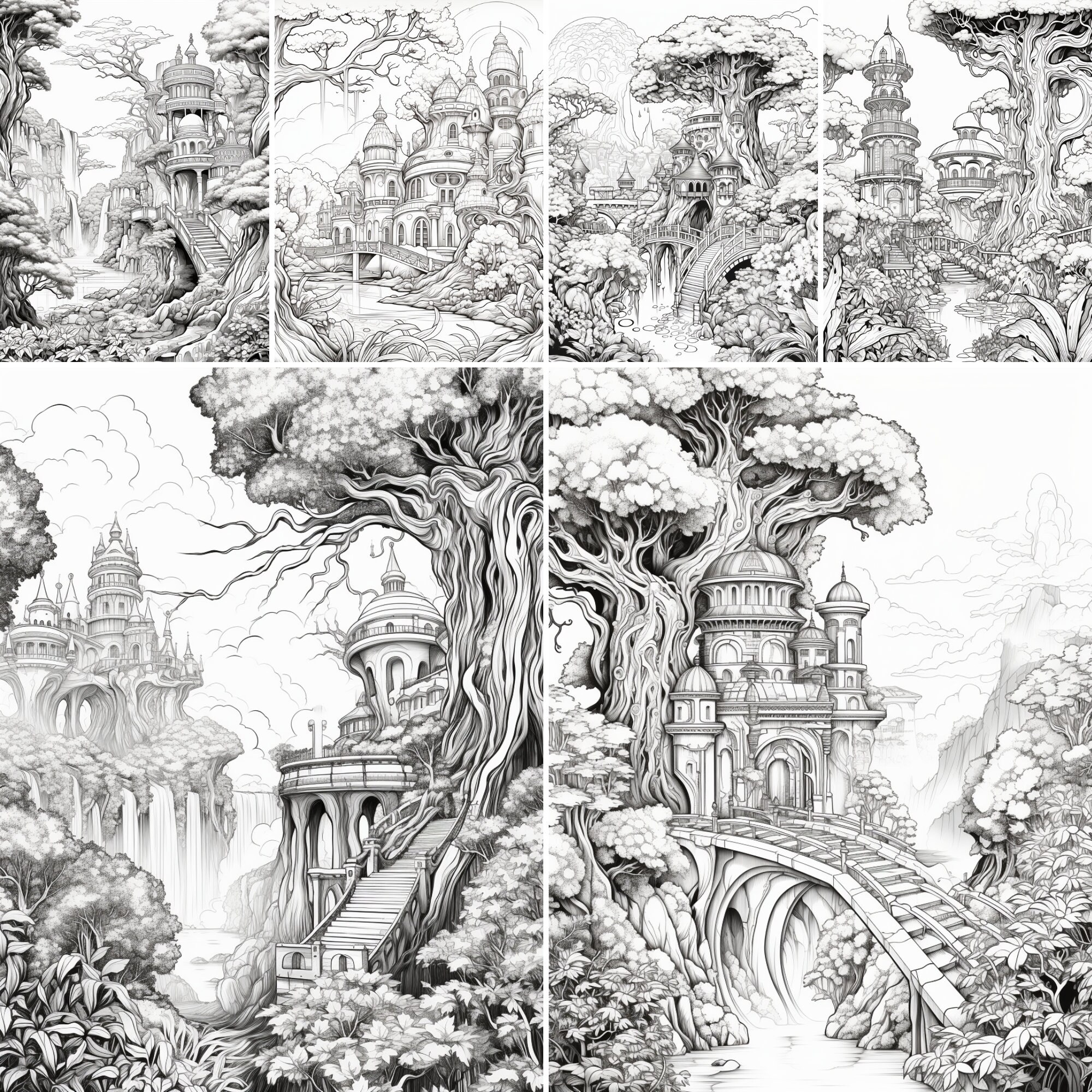 Printable Coloring Page - Instant PDF Download - Adult Coloring Pages ...