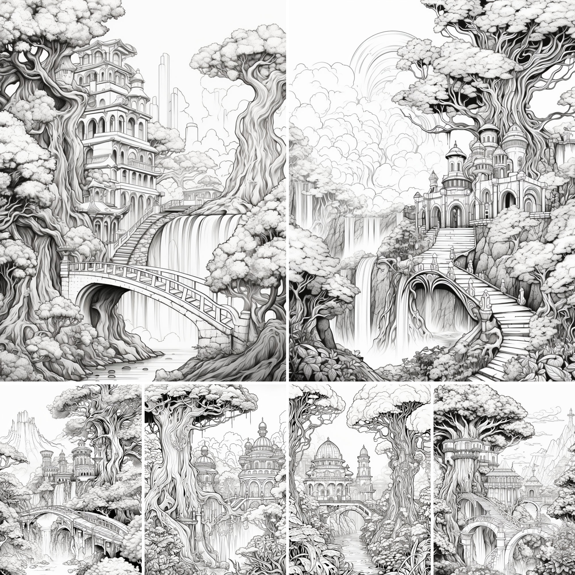 Printable Coloring Page - Instant PDF Download - Adult Coloring Pages ...