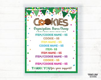 Girl scout cookie booth | Etsy