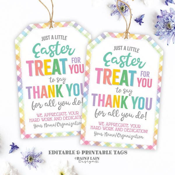 Easter Thank You Cards - Etsy