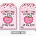 Apple of My Eye Valentines, Applesauce Valentine Tags, Apple Sauce ...