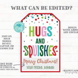 Hugs and Squishes Christmas Squishy Toy, Squishies Christmas Gift ...