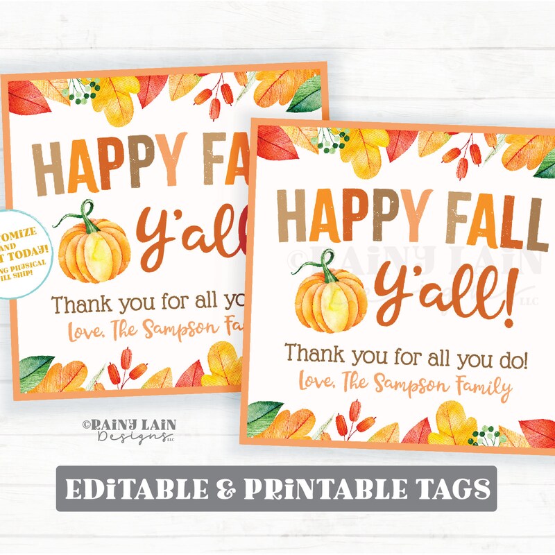 Happy Fall Yall - Etsy