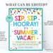 Sip Sip Hooray It's Summer Vacay Sign End of School Year Teacher Gift ...