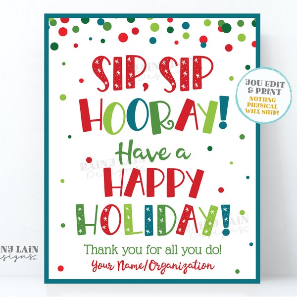 Hot Chocolate Bar Appreciation Sign - Etsy