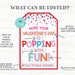 Pop Fidget Valentine, Pop Gift Tag, Popping With Fun, Pop Toy Preschool ...