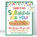 There's No Substitute for You Sub Sandwich Sign Thank You Appreciate ...