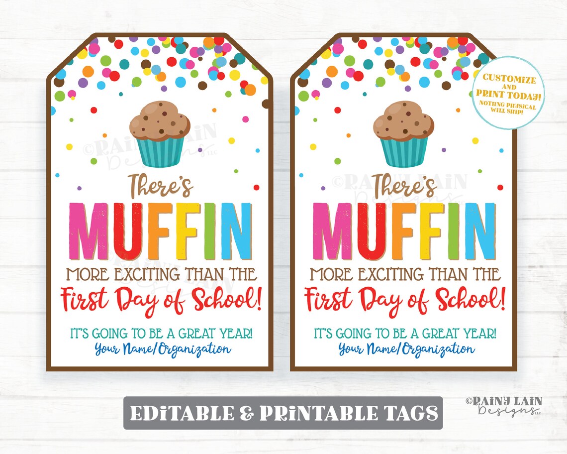 Muffin More Exciting Than the First Day of School Tag, Going to Be a ...