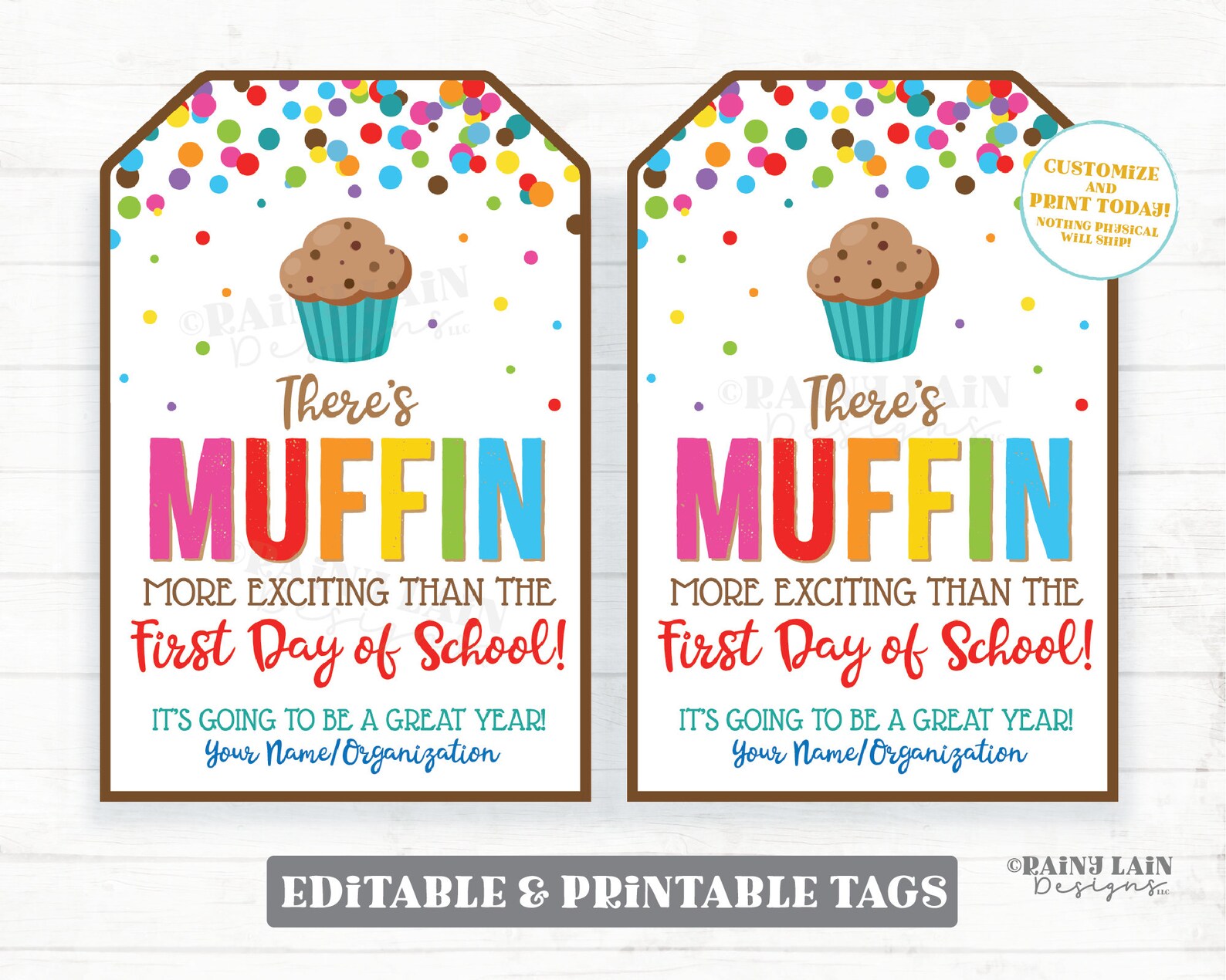 Muffin More Exciting Than the First Day of School Tag, Going to Be a ...