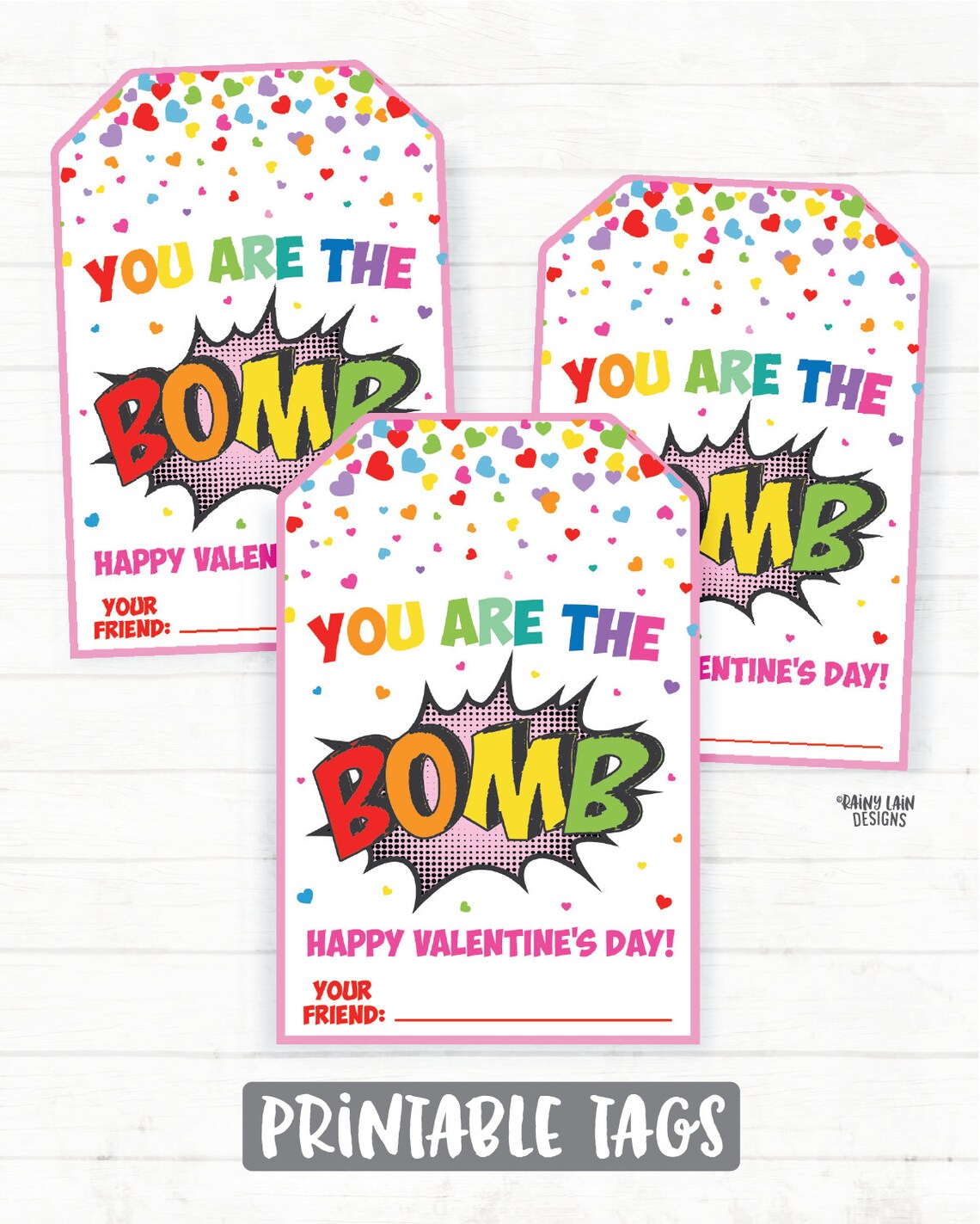 You're the Bomb Valentine Bath Bomb Valentine You Are - Etsy