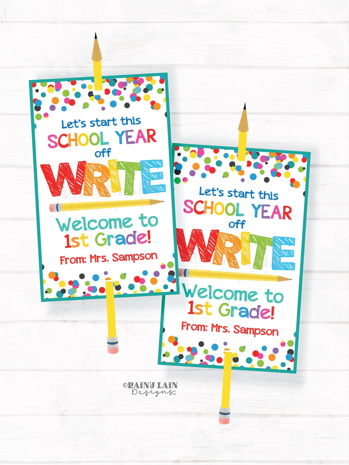 Let's Start This School Year off WRITE Tag, Welcome Back to School ...